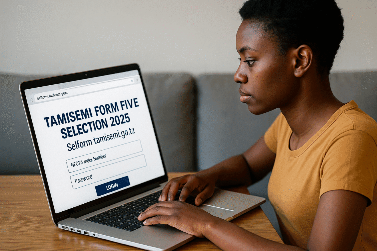 TAMISEMI Form Five Selection 2025 | Selform.tamisemi.go.tz - Iziraa